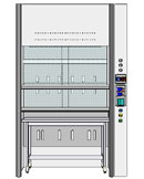 Nuova Fims - Cappe chimiche DIN walk-in